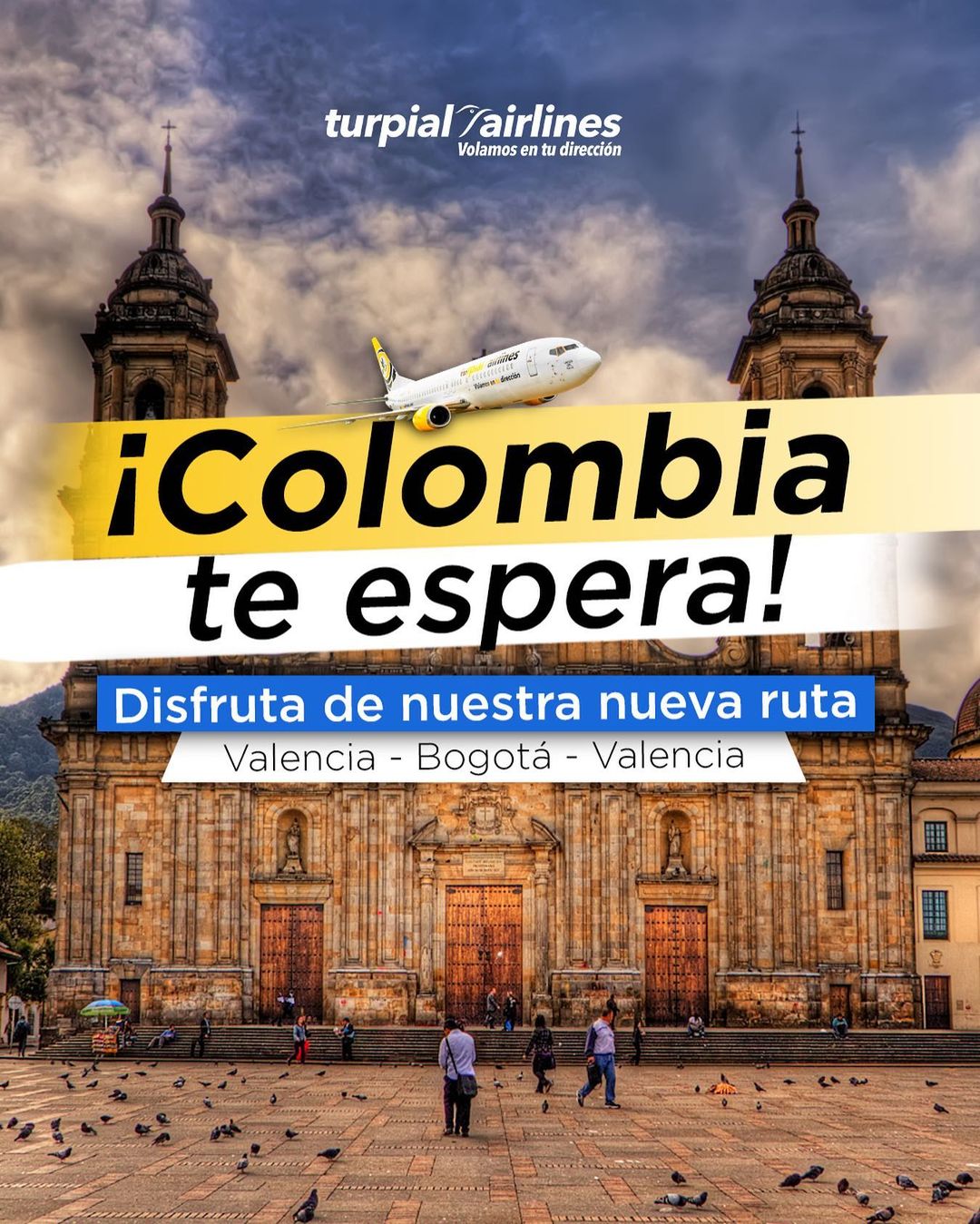 Vuelos directos desde Valencia hasta Bogotá ofrecerá Turpial Airlines a ...