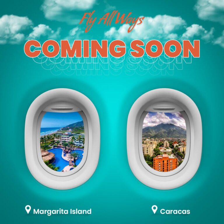 Aerolínea Fly All Ways de Surinam quiere Volar hacia Venezuela